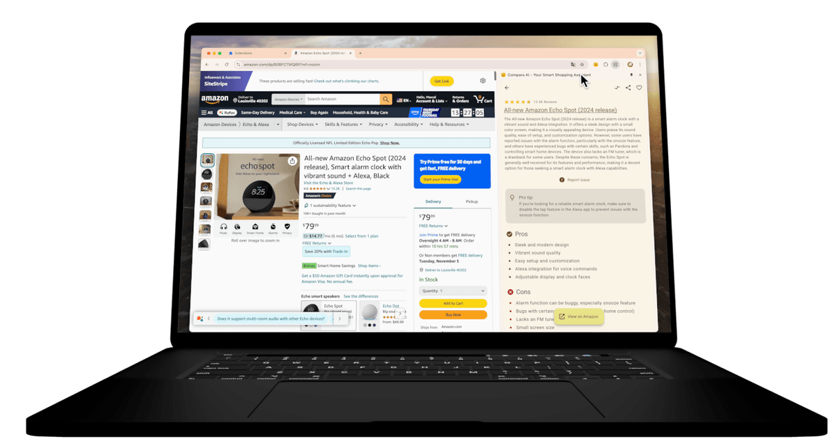 Compara AI - Your shopping assistant with AI | pibi-studio